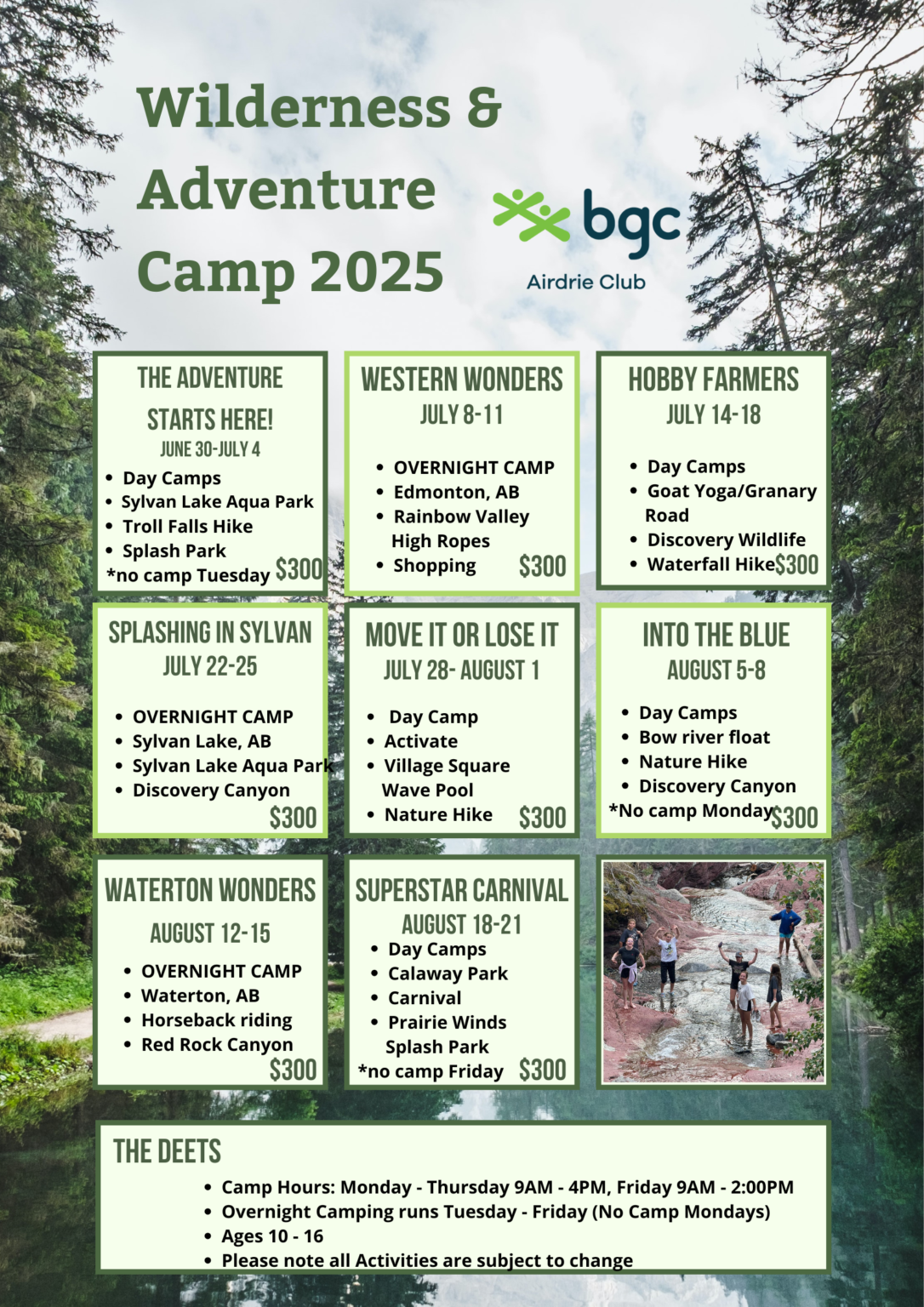 BGC Airdrie Club Summer Camps - BGC Airdrie Club